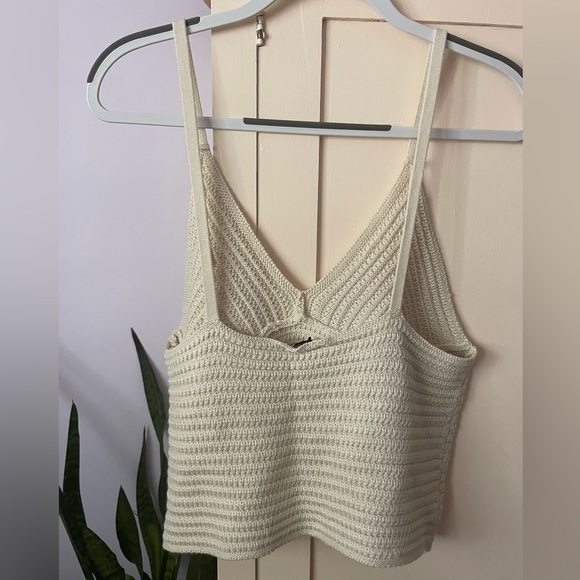 And Now This | Tops | Nwot Crochet Cropped Tank | Poshmark